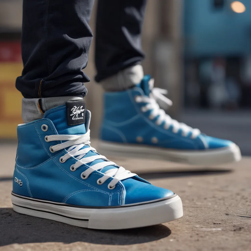 The Impact of Blue High Top Shoes in Skate Culture