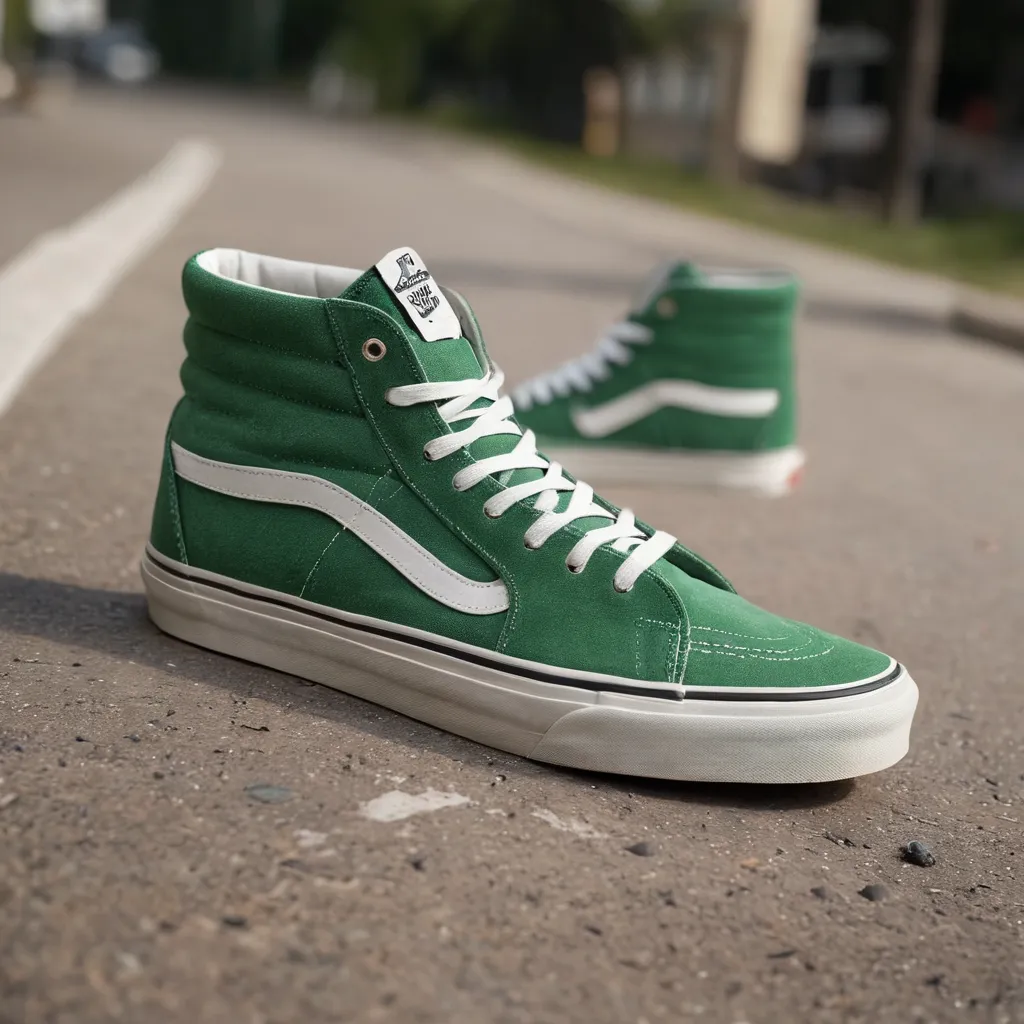 Vans Sk8 Hi Green Suede: A Fusion of Style and Performance