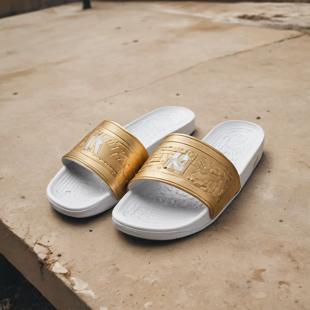The Appeal of Gold and White Nike Slides in Skate Culture